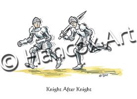 Knights Cartoons – Hancox Art